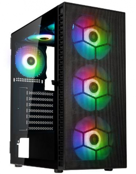 Kolink Observatory HF Mesh ARGB Midi-Tower - Schwarz